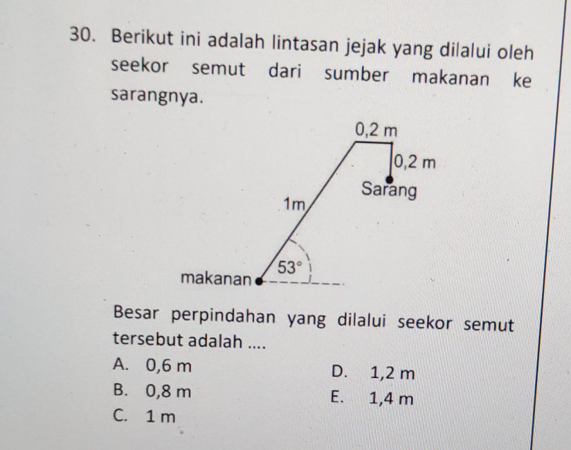 30. Berikut ini adalah lintasan jejak yang | StudyX