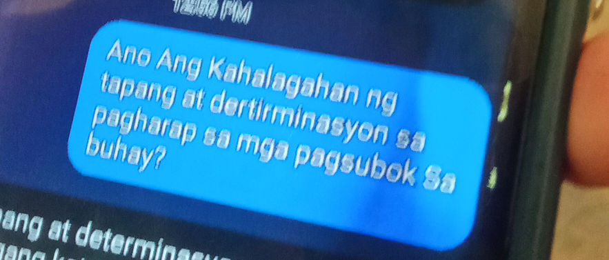 Ano Ang Kahalagahan ng tapang at | StudyX