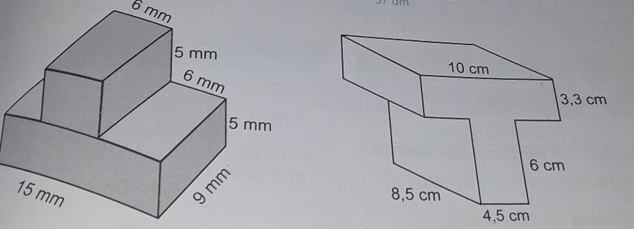 The image shows two 3D shapes with | StudyX