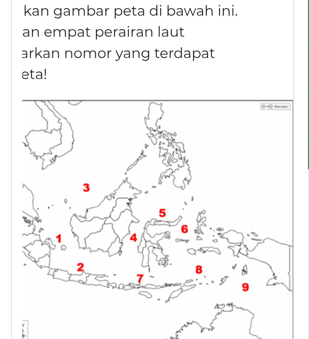 kan gambar peta di bawah ini. an empat | StudyX