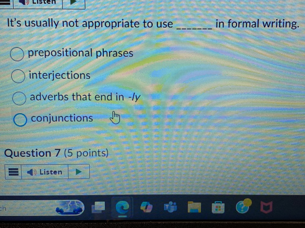 It's usually not appropriate to use ______ | StudyX