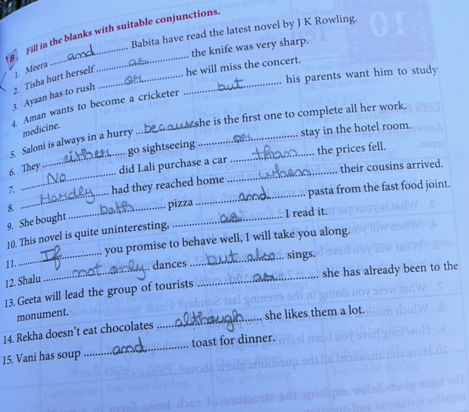 Fill in the blanks with suitable | StudyX