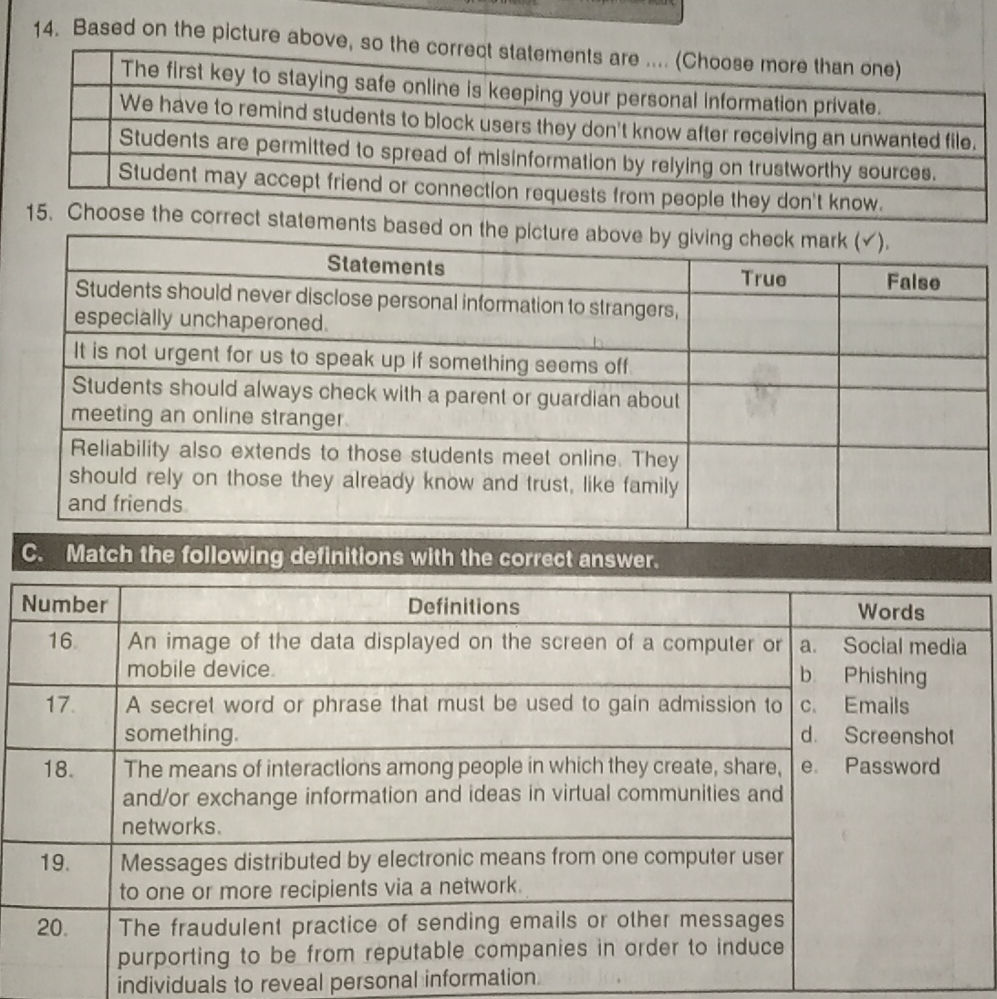 14. Based on the picture above, so the | StudyX