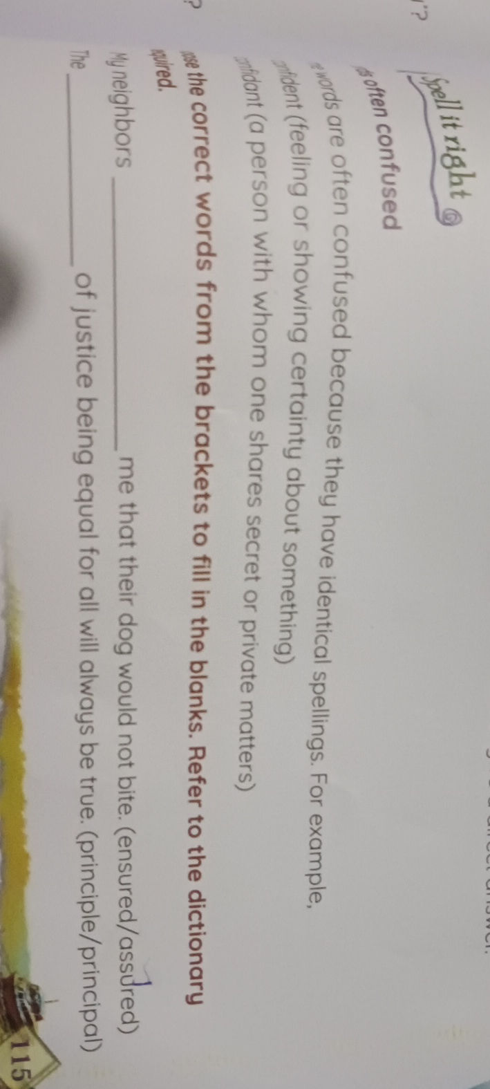 Use the correct words from the brackets to | StudyX