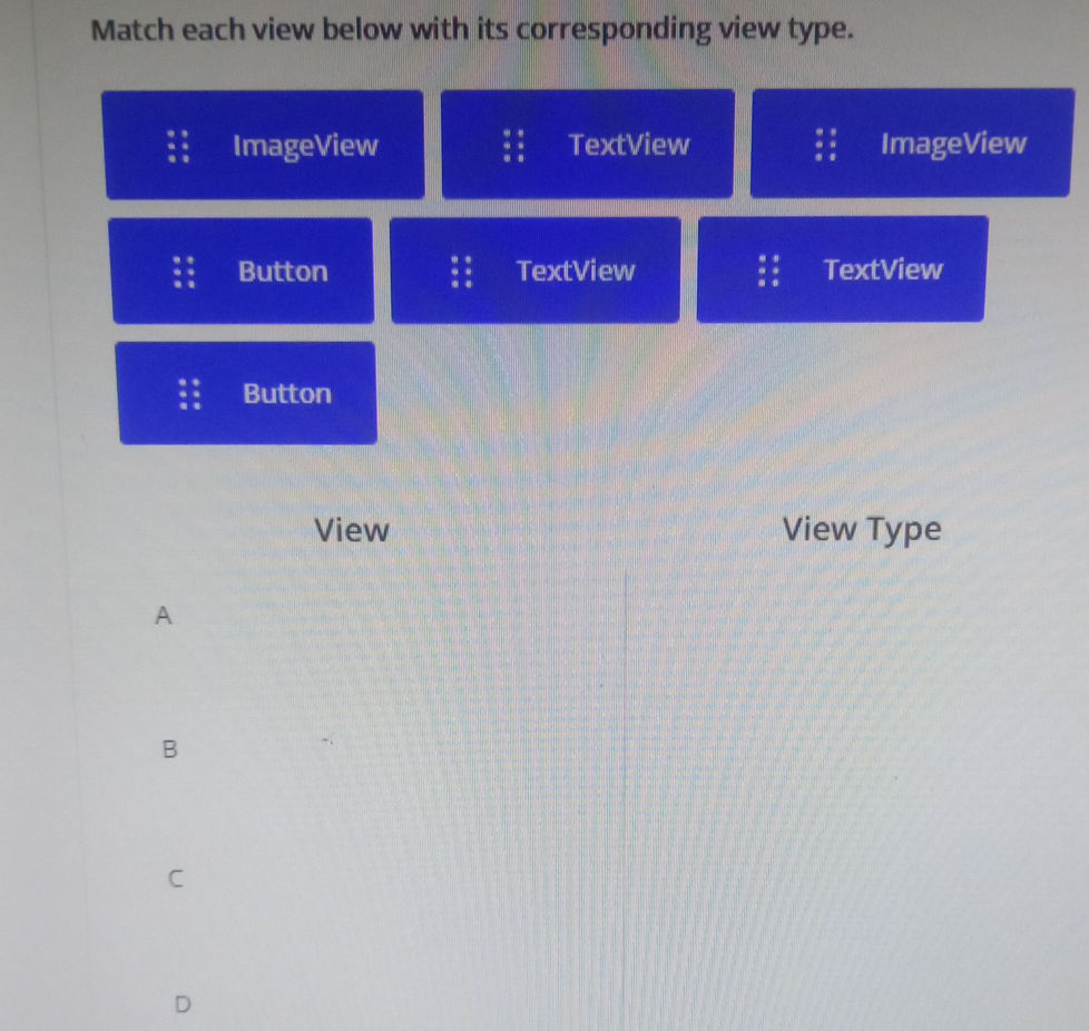 Match each view below with its corresponding | StudyX