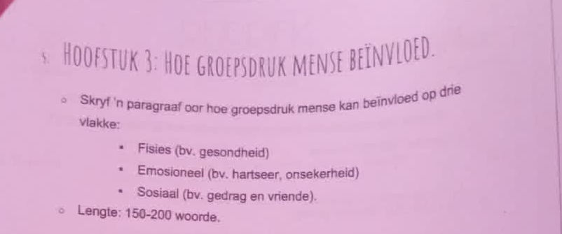 5. HOOFSTUK 3: HOE GROEPSDRUK MENSE | StudyX