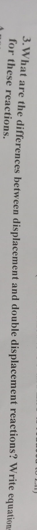 3. What are the differences between | StudyX