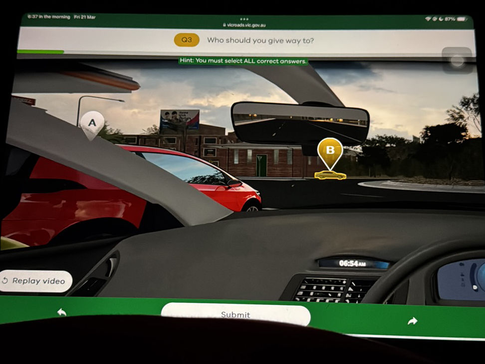 Q3 Who should you give way to? Hint: You | StudyX