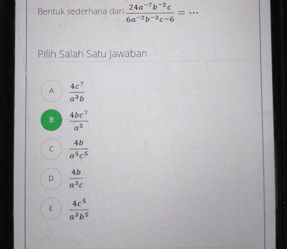 Bentuk sederhana dari \( | StudyX