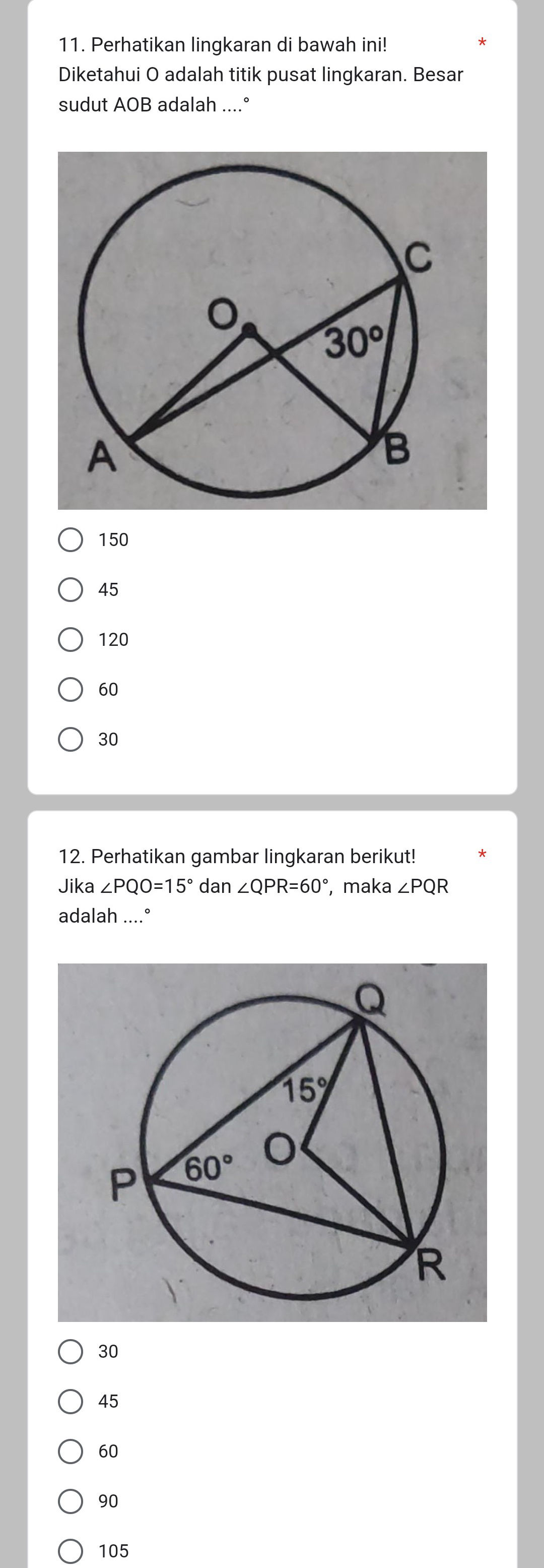 11. Perhatikan lingkaran di bawah ini! | StudyX