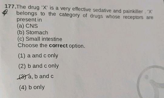 The drug 'X' is a very effective sedative