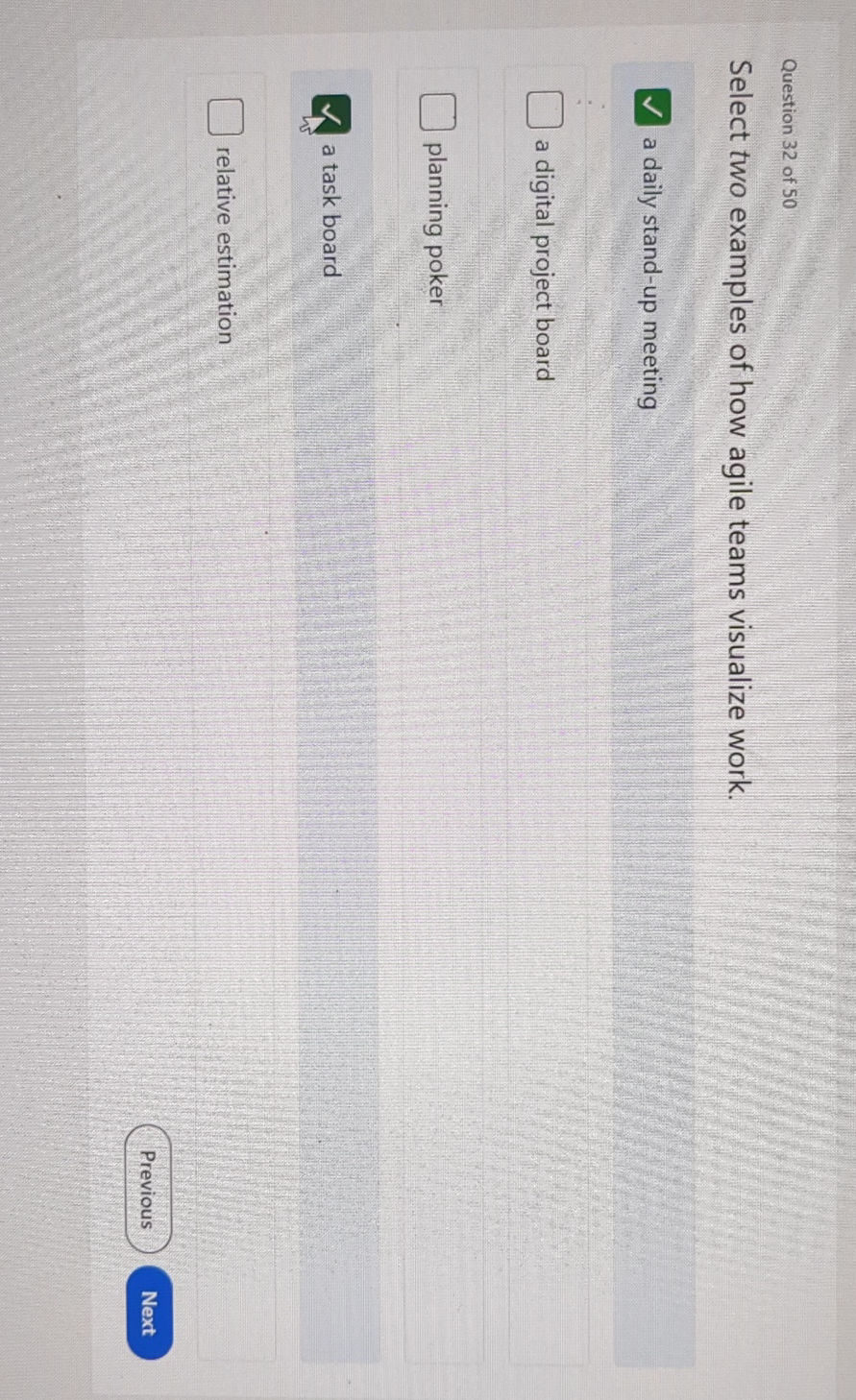 Select two examples of how agile teams | StudyX