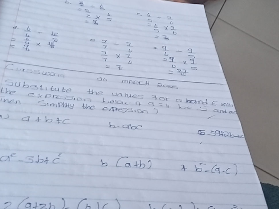 Substitute the values for a board E in the | StudyX
