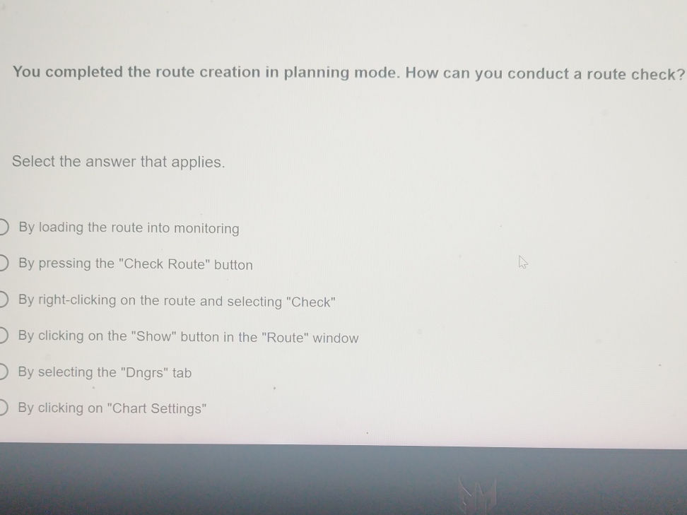 You completed the route creation in planning | StudyX