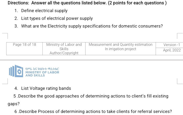 Directions: Answer all the questions listed | StudyX