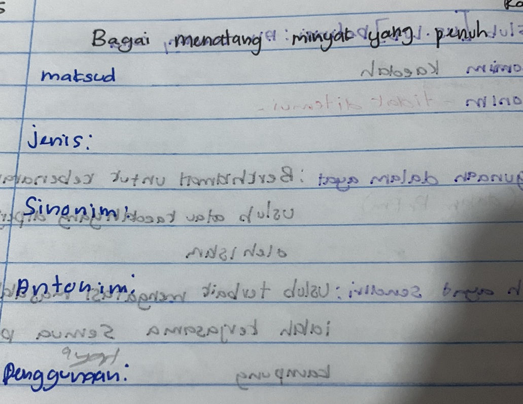 Bagai menatang minyak yang penuh tula | StudyX