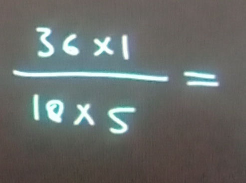 Calculate the result of 36 times 1 divided | StudyX