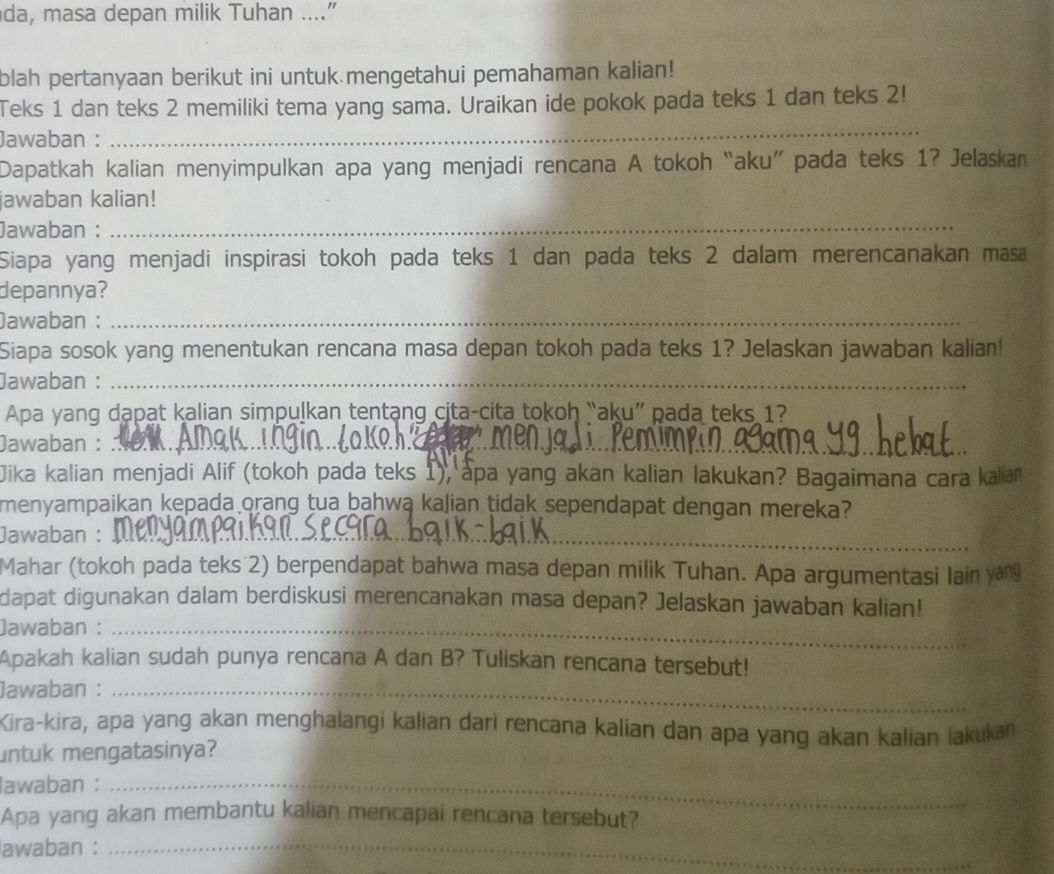 Teks 1 dan teks 2 memiliki tema yang sama. | StudyX