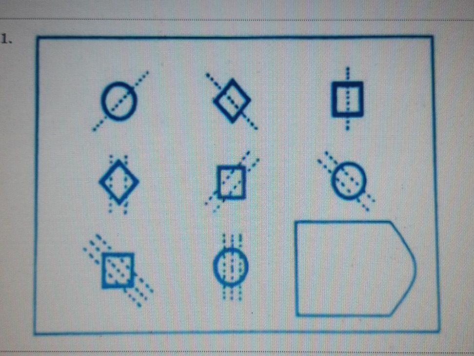 The image presents a pattern recognition | StudyX