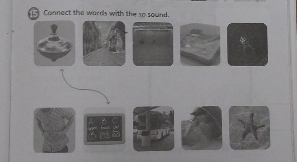 15 Connect the words with the sp sound. | StudyX