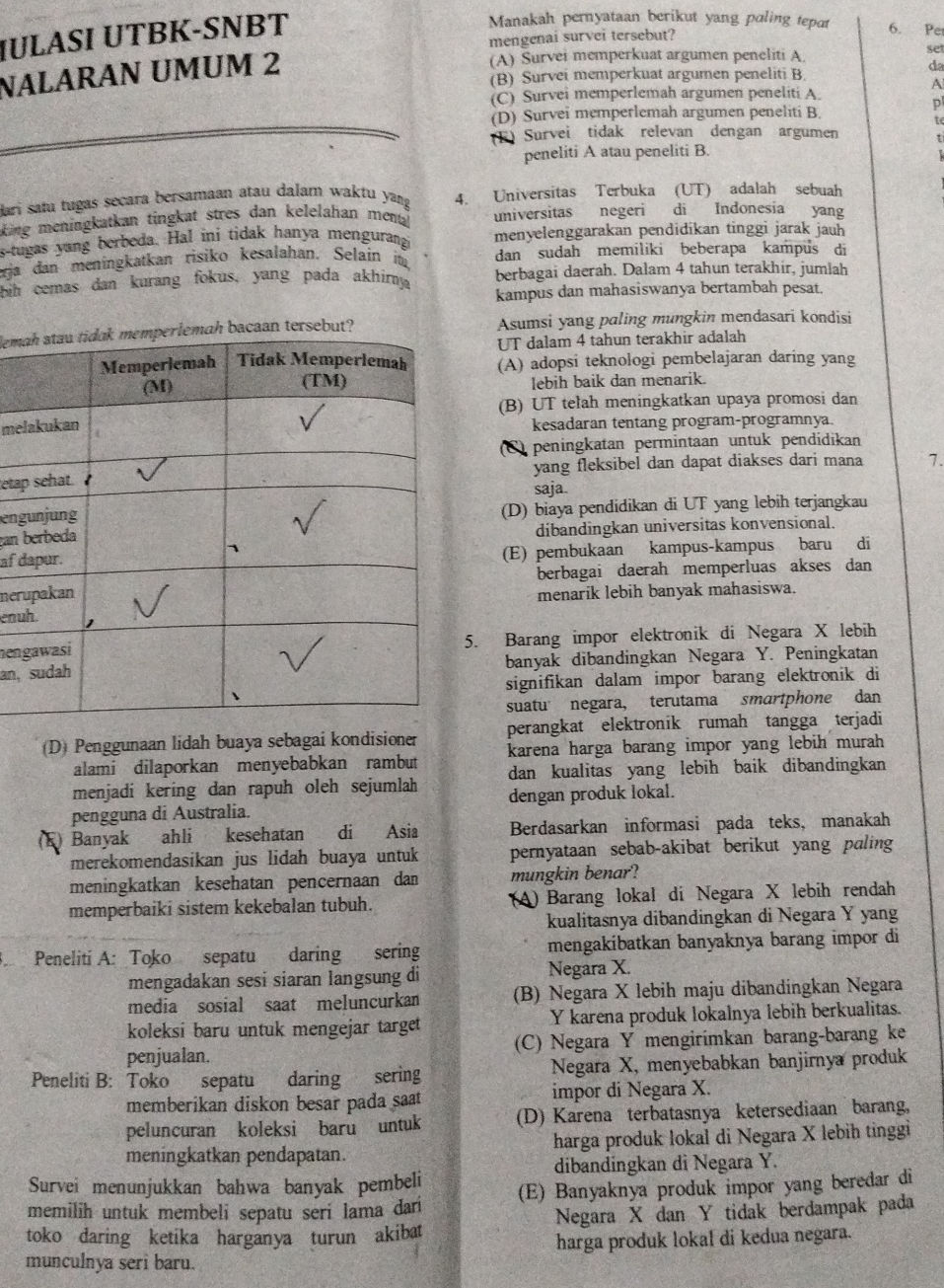 Manakah pernyataan berikut yang paling tepat | StudyX