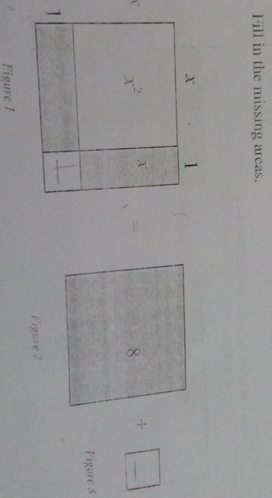 Fill in the missing areas. Figure 1 shows a | StudyX