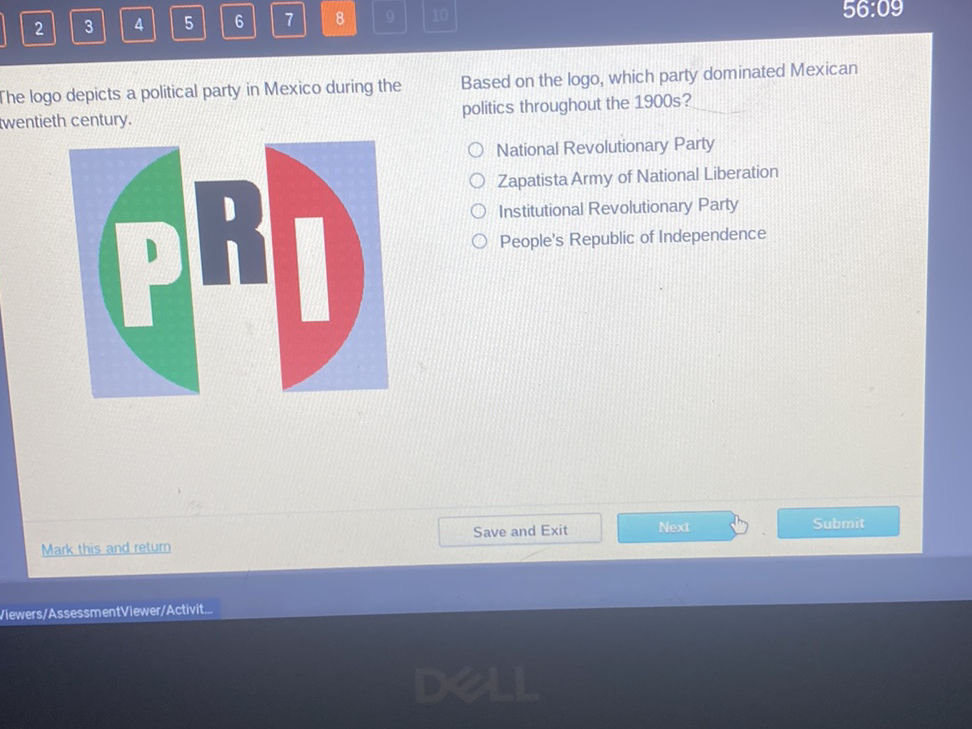Based on the logo, which party dominated | StudyX