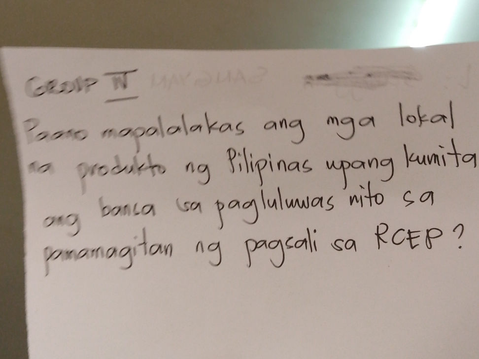 GROUP IV Paano mapalalakas ang mga lokal na | StudyX