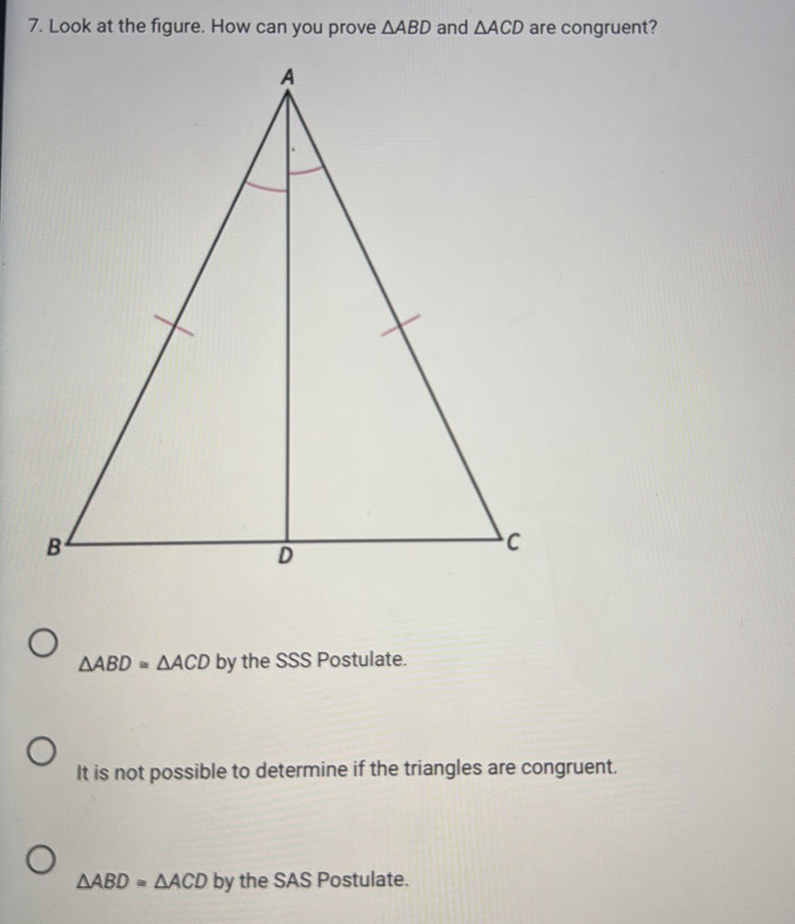 7. Look at the figure. How can you prove $ | StudyX