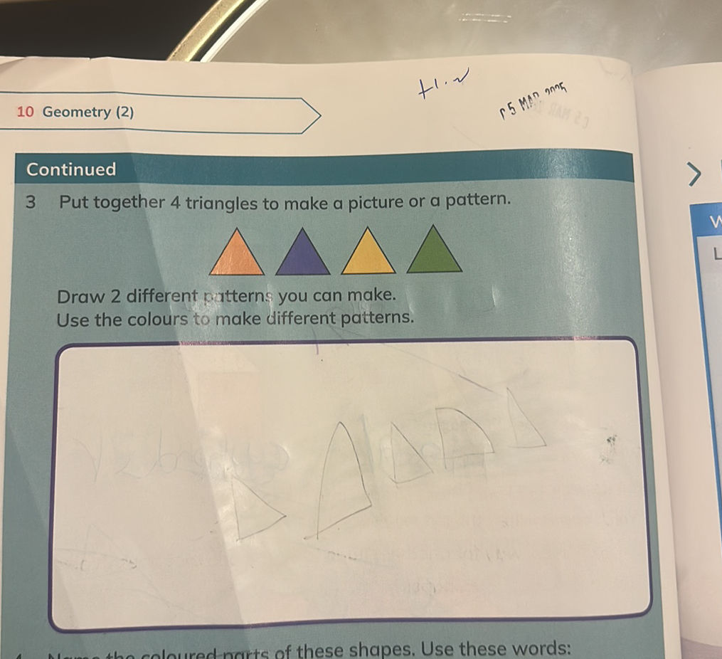 3 Put together 4 triangles to make a picture | StudyX