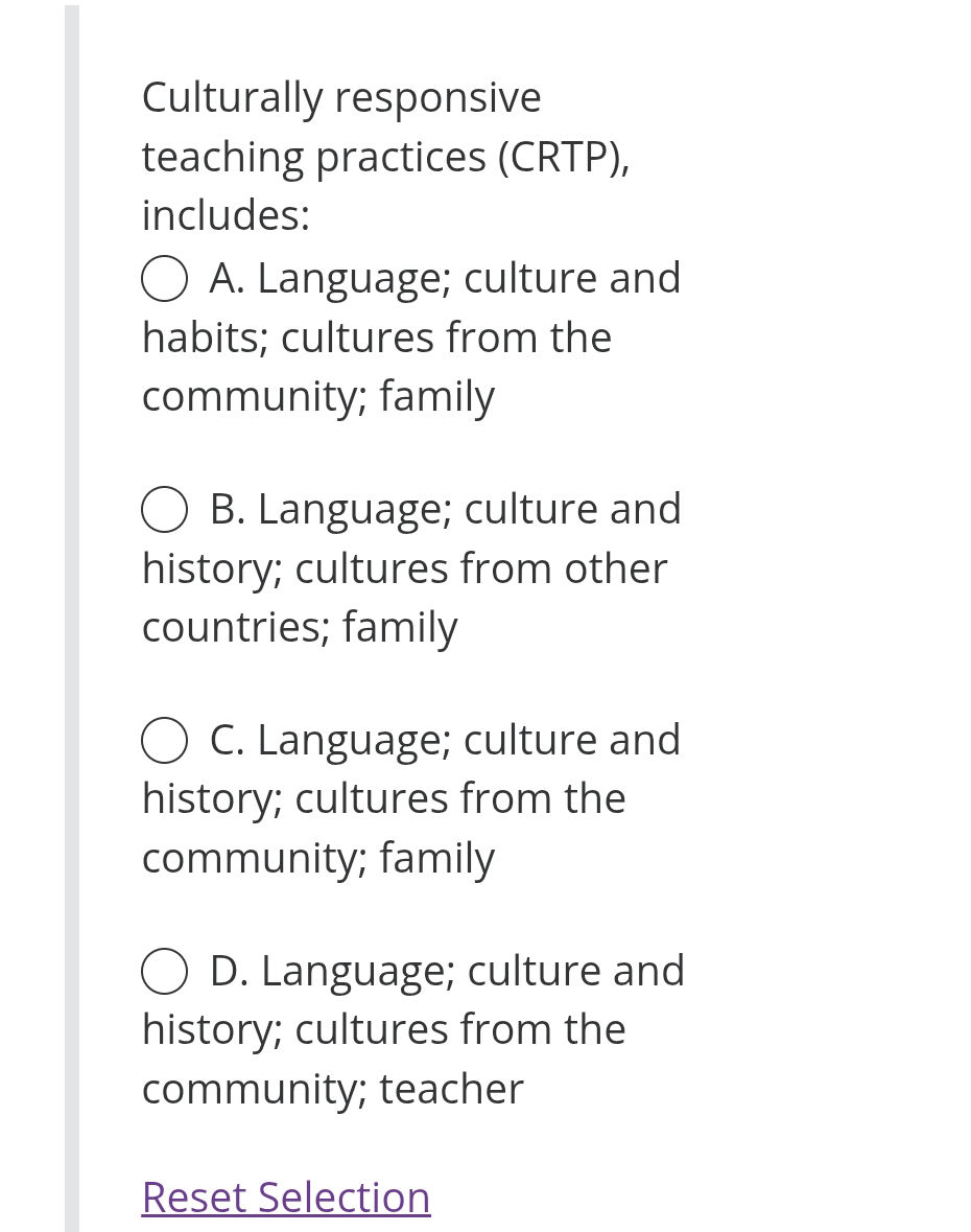 Culturally responsive teaching practices | StudyX