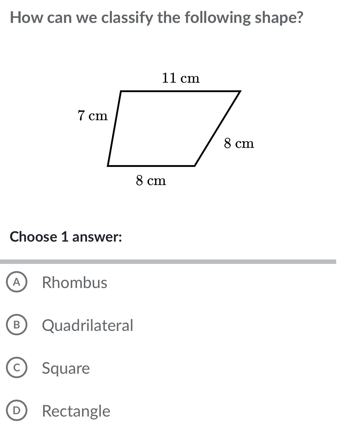 How can we classify the following shape? 11