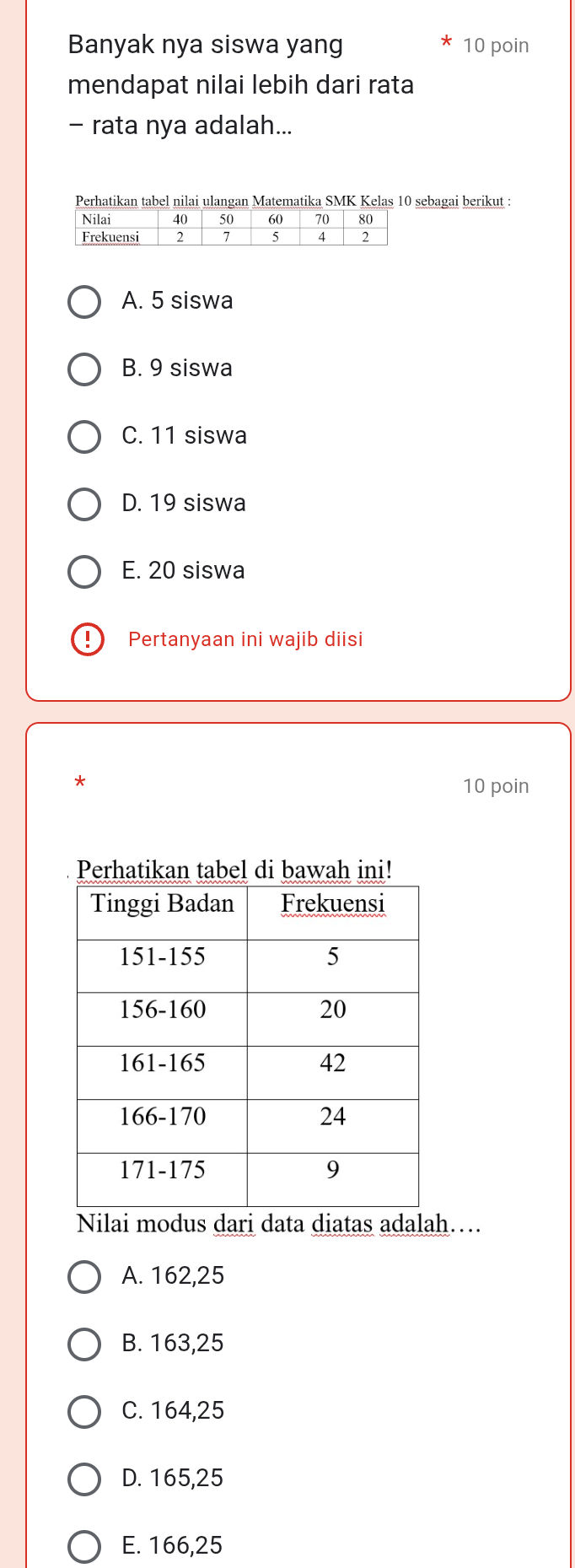 Banyak nya siswa yang mendapat nilai lebih | StudyX