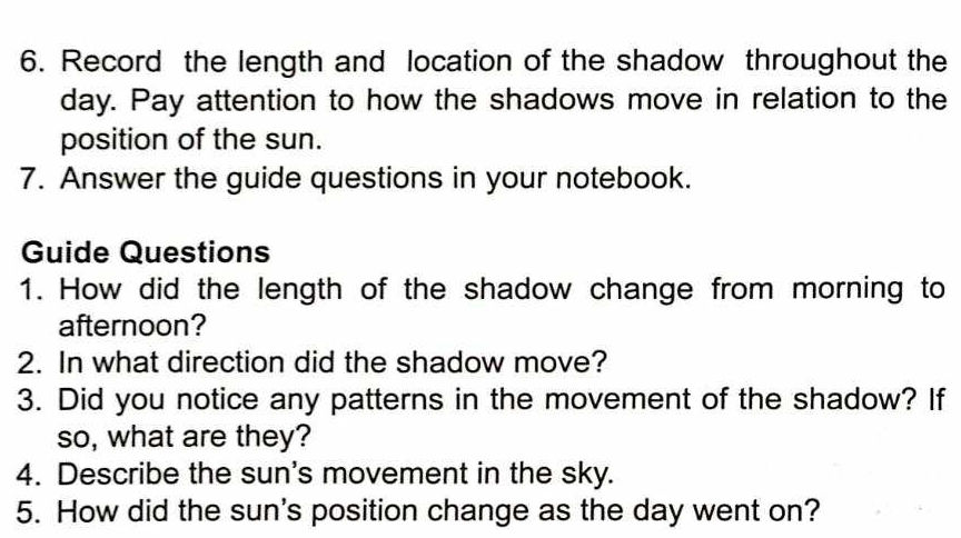 6. Record the length and location of the | StudyX