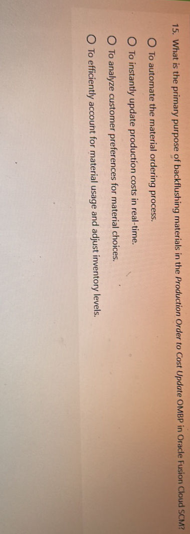 15. What is the primary purpose of | StudyX