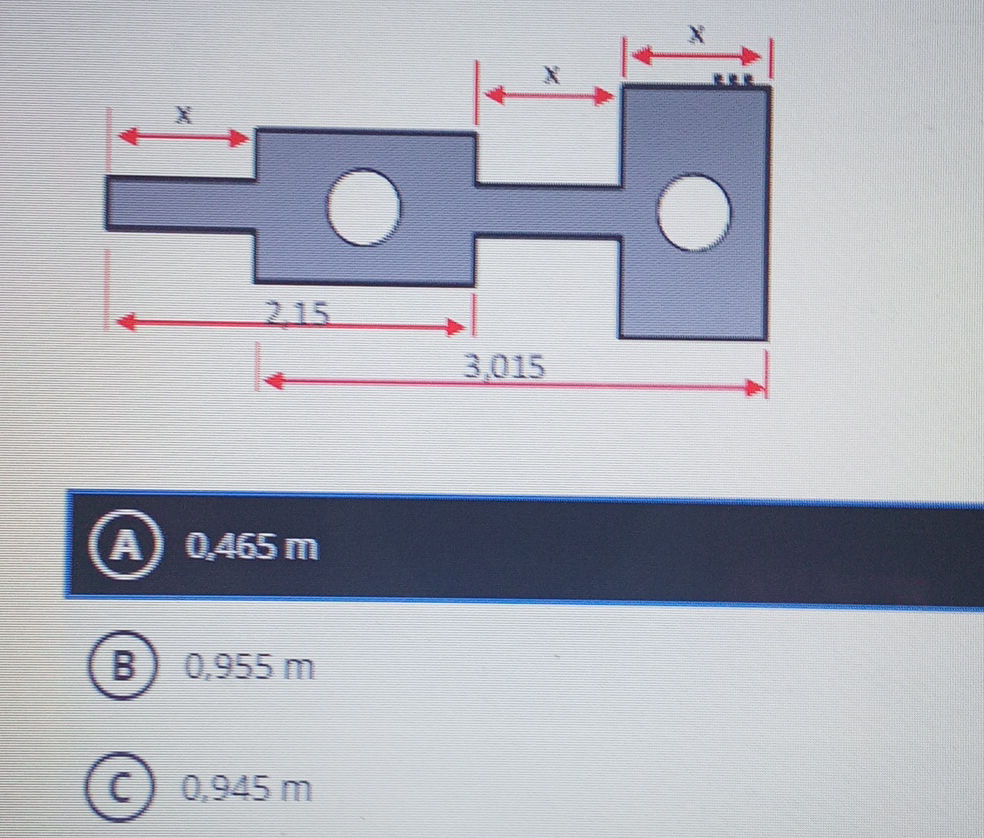 The image shows a shape with dimensions | StudyX