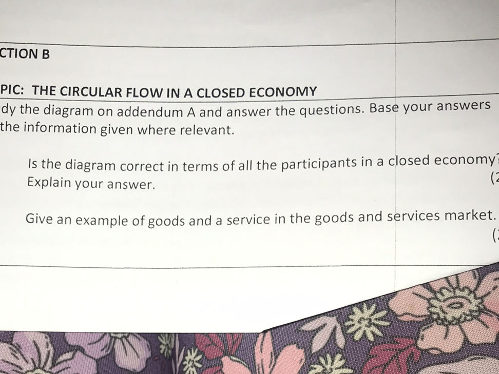 Study the diagram on addendum A and answer | StudyX
