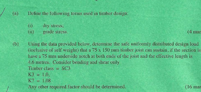 (a) Define the following terms used in | StudyX