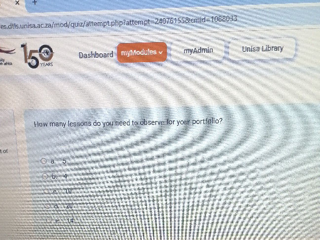 How many lessons do you need to observe for | StudyX