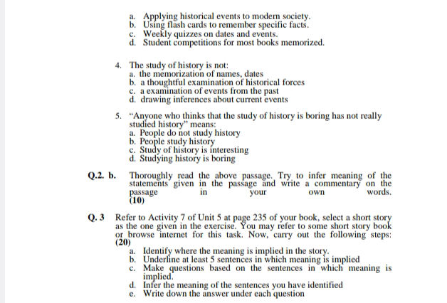 a. Applying historical events to modern | StudyX