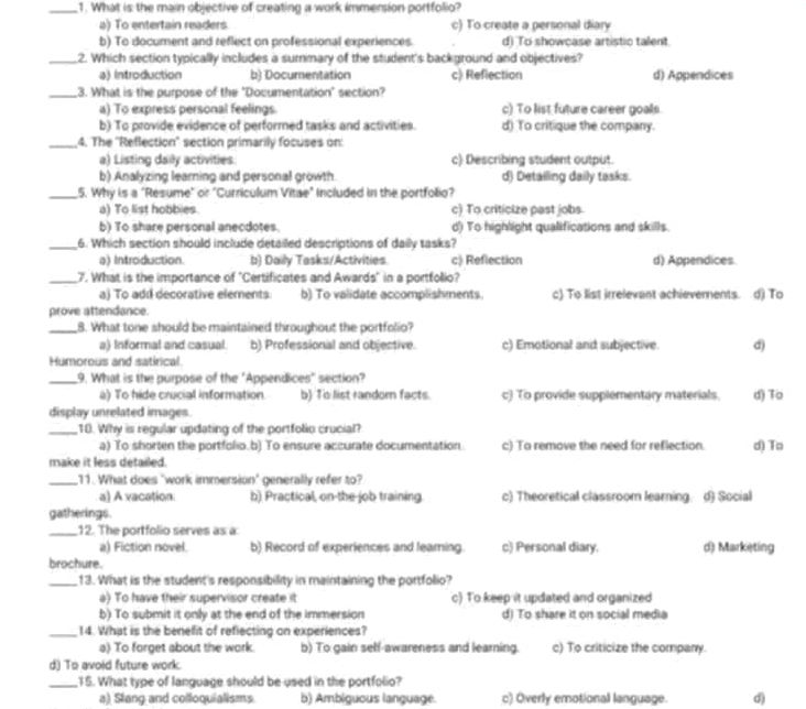 1. What is the main objective of creating a | StudyX