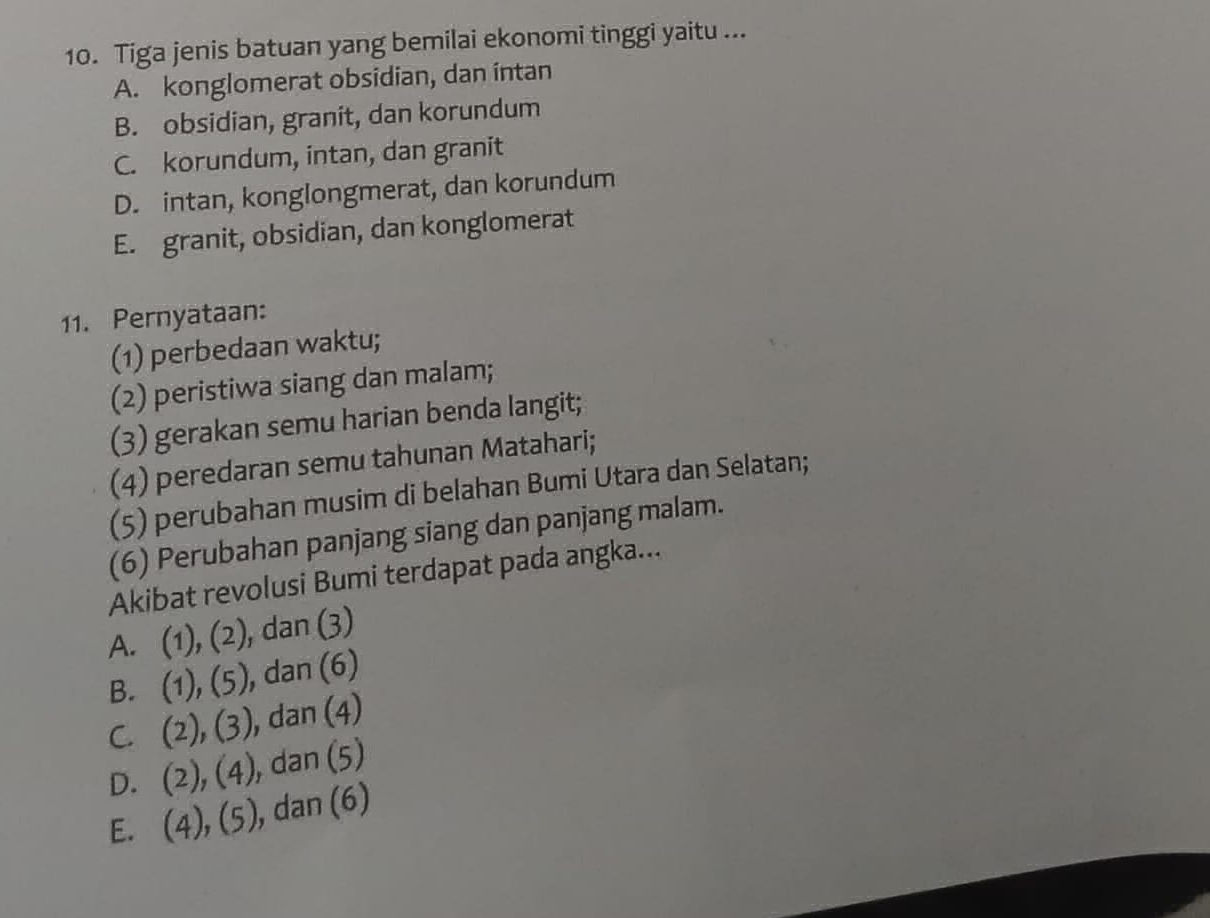 10. Tiga jenis batuan yang bernilai ekonomi | StudyX