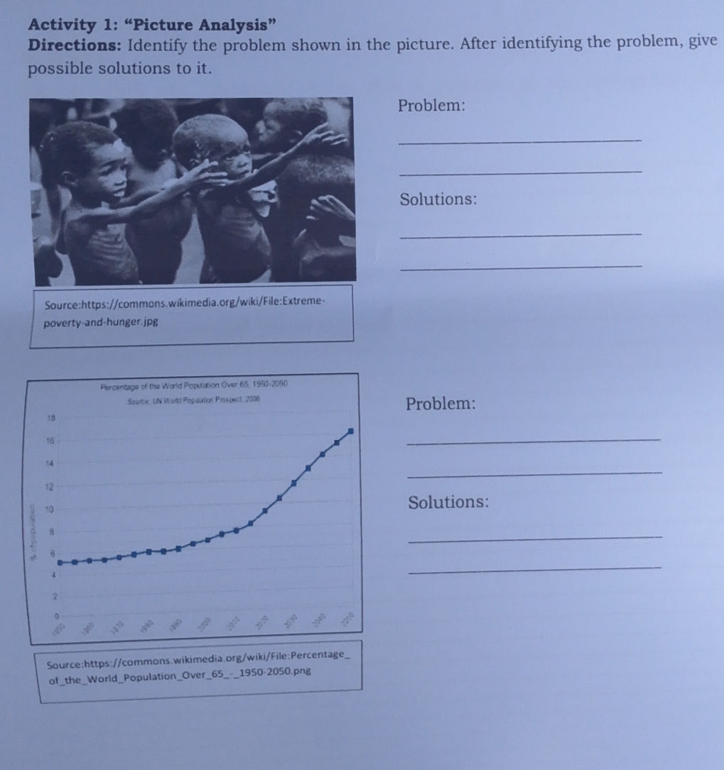 Activity 1: "Picture Analysis" Directions: | StudyX