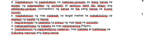 a. magkakaroon ng pagkakataon na | StudyX