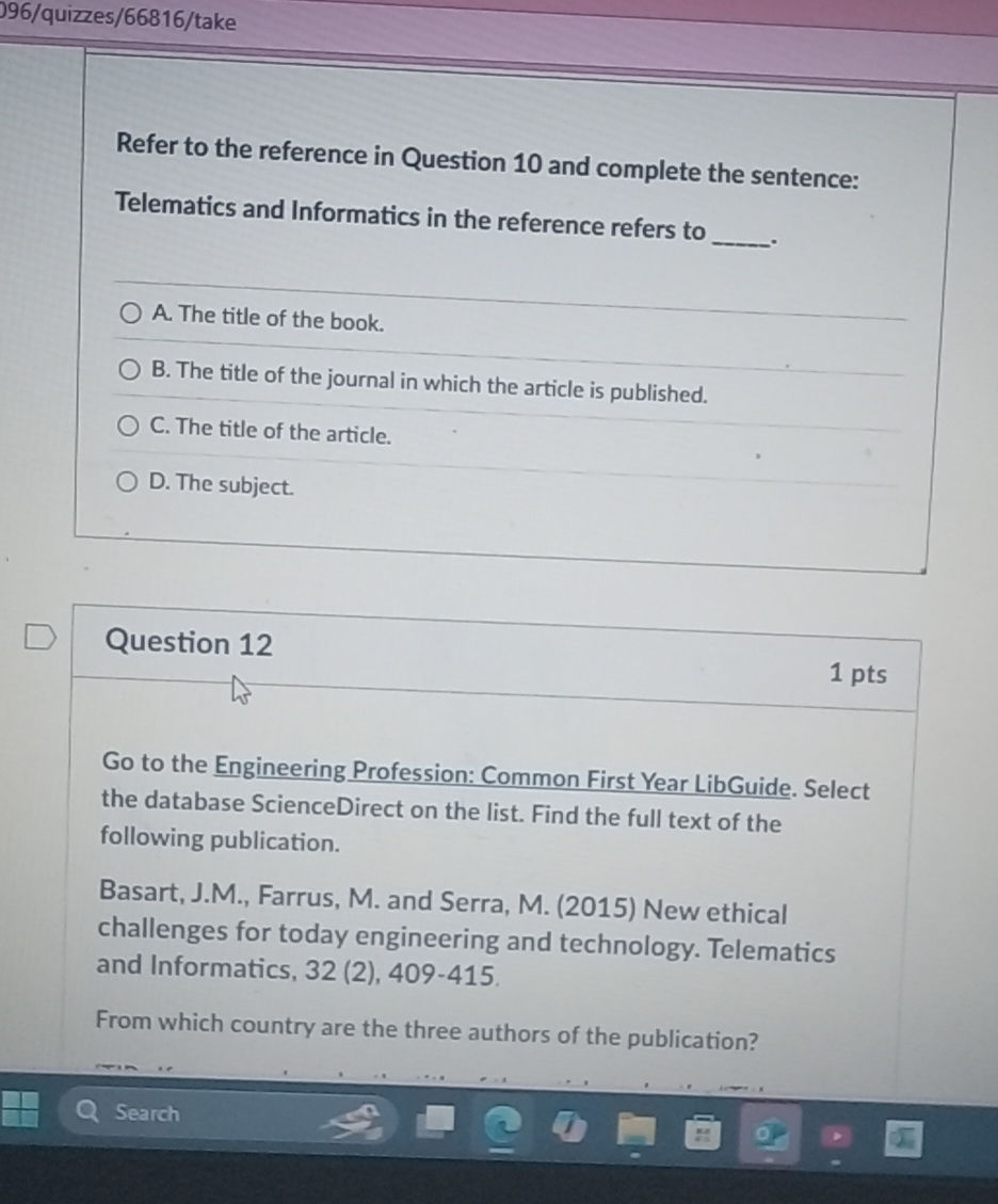 Refer to the reference in Question 10 and | StudyX