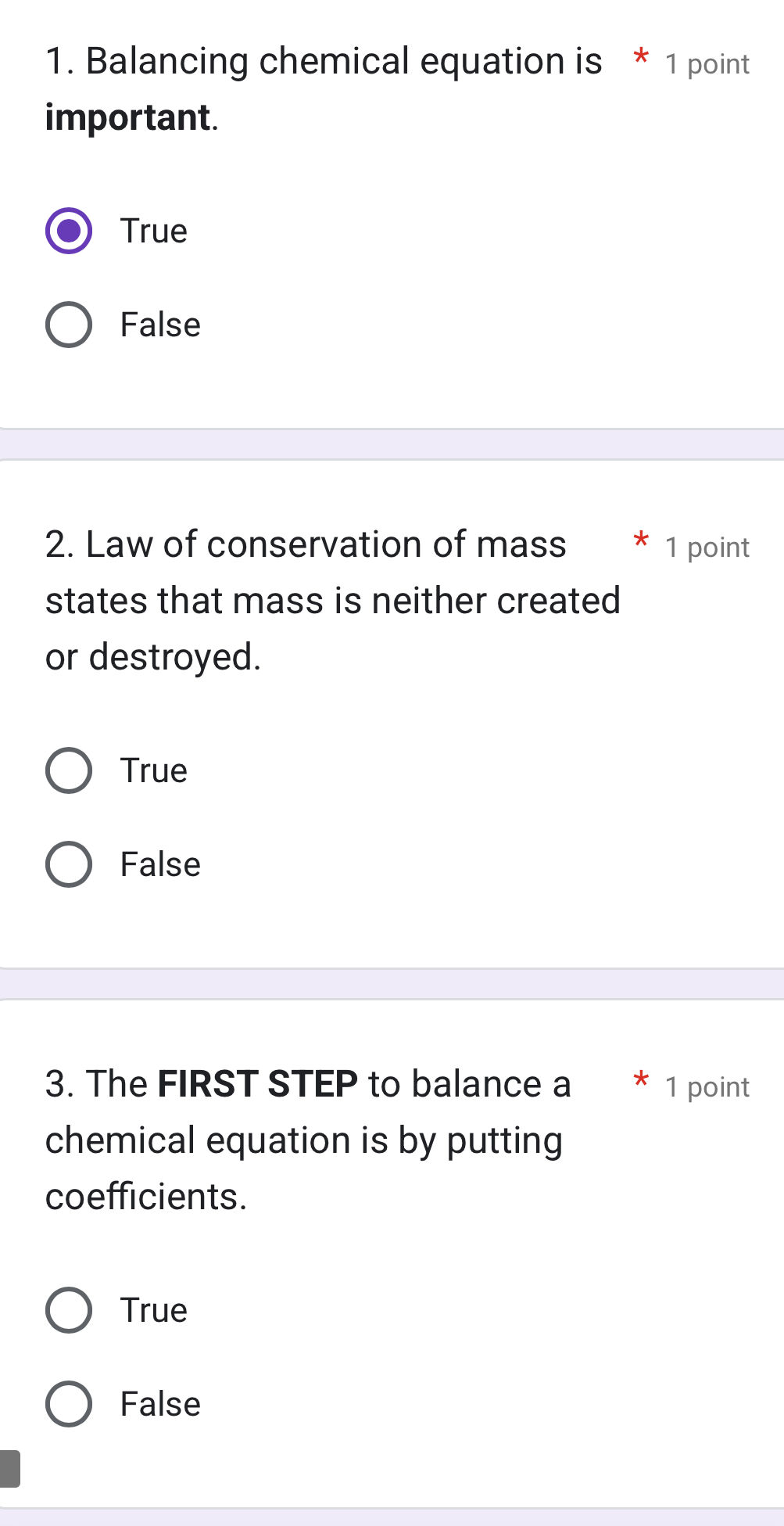 1. Balancing chemical equation is important. | StudyX