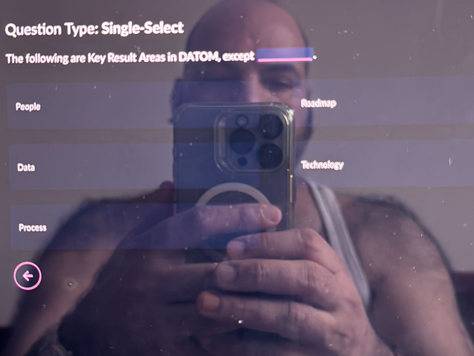 The following are Key Result Areas in DATOM, | StudyX