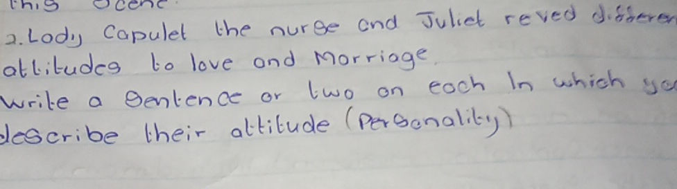 2. Lady Capulet the nurse and Juliet reved | StudyX
