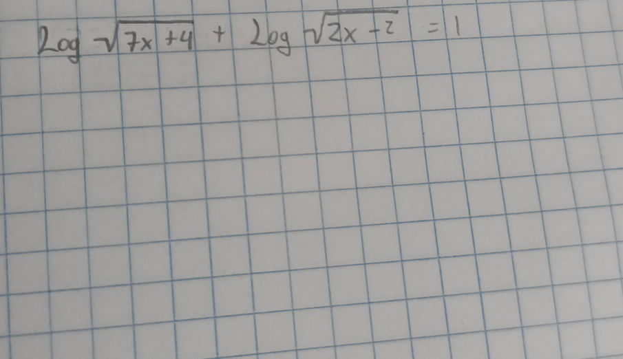 Solving Logarithmic Equation: | StudyX