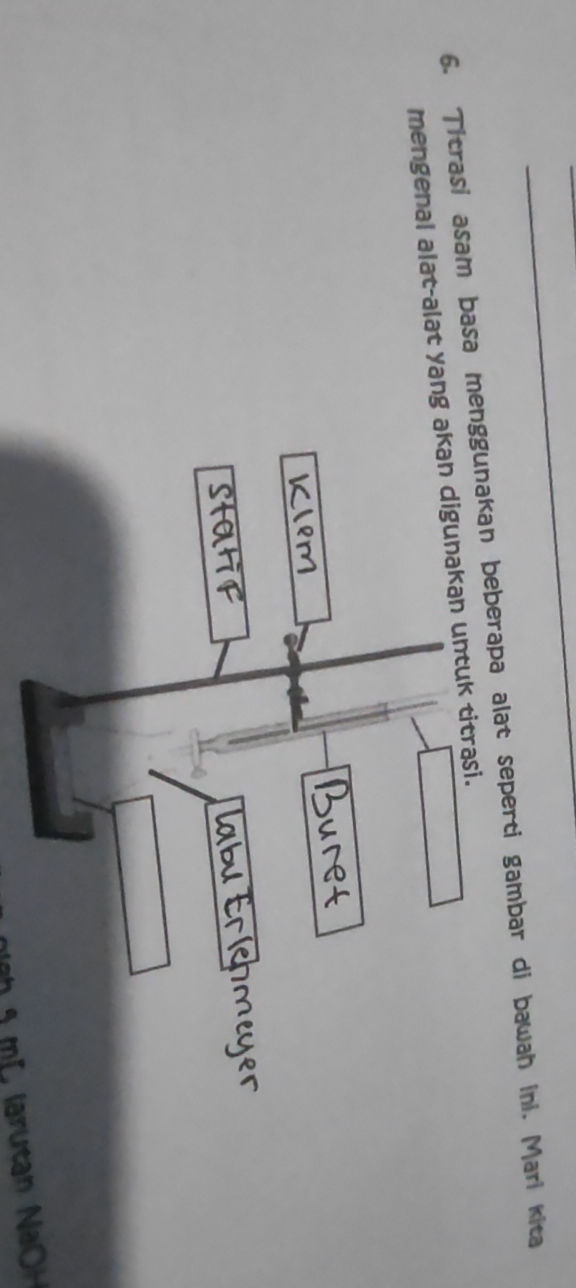 6. Titrasi asam basa menggunakan beberapa | StudyX